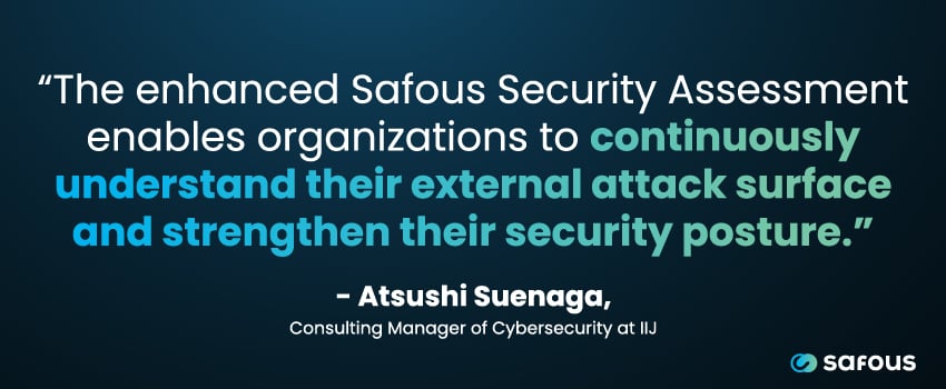 IIJ Launches Enhanced Safous Security Assessment